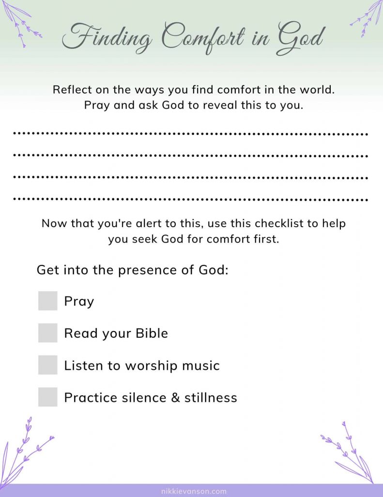 Words of Comfort in the Bible for Your Hard Time - Nikki Evanson