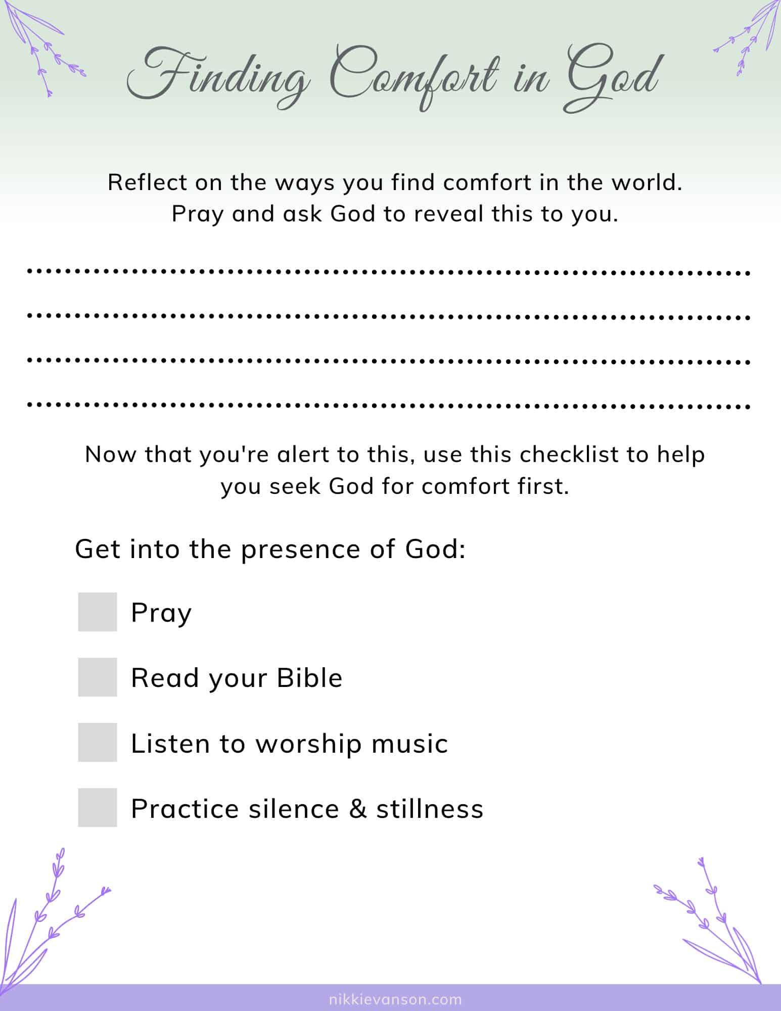 Words of Comfort in the Bible for Your Hard Time - Nikki Evanson