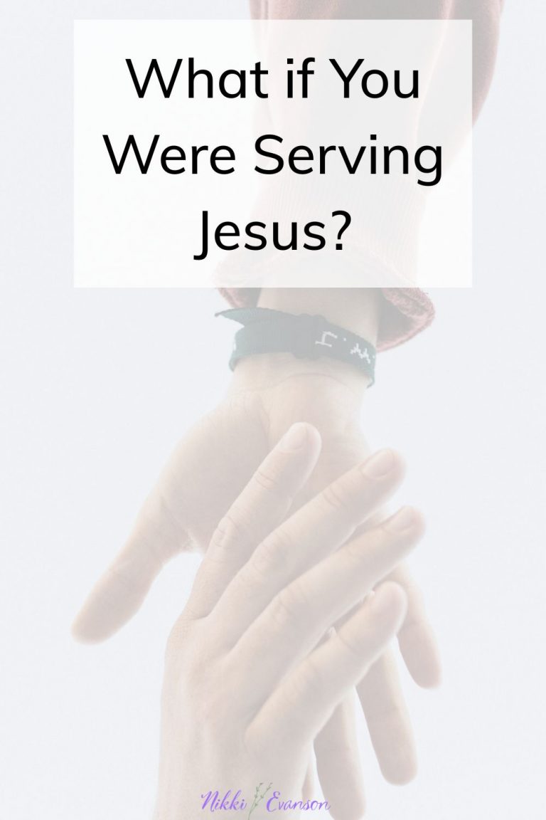 What if You Were Serving Jesus? - Nikki Evanson